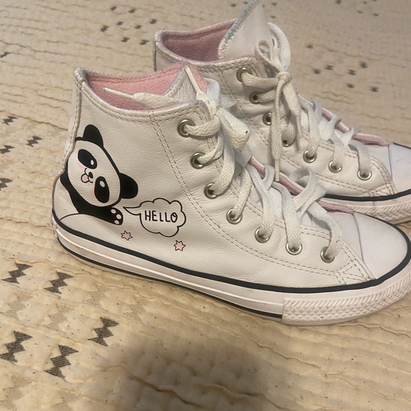 Converse | Shoes | Converse Kids Hightop Sneakers With Panda Design ...